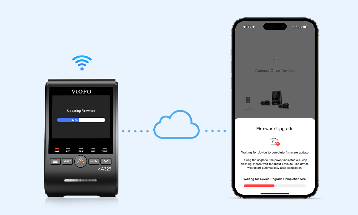 Update Your A229/329 Series via OTA (Over-the-Air) on the VIOFO App ...